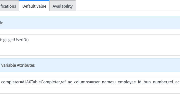 Service Catalog variables: specify columns whose display values appear in an auto completion