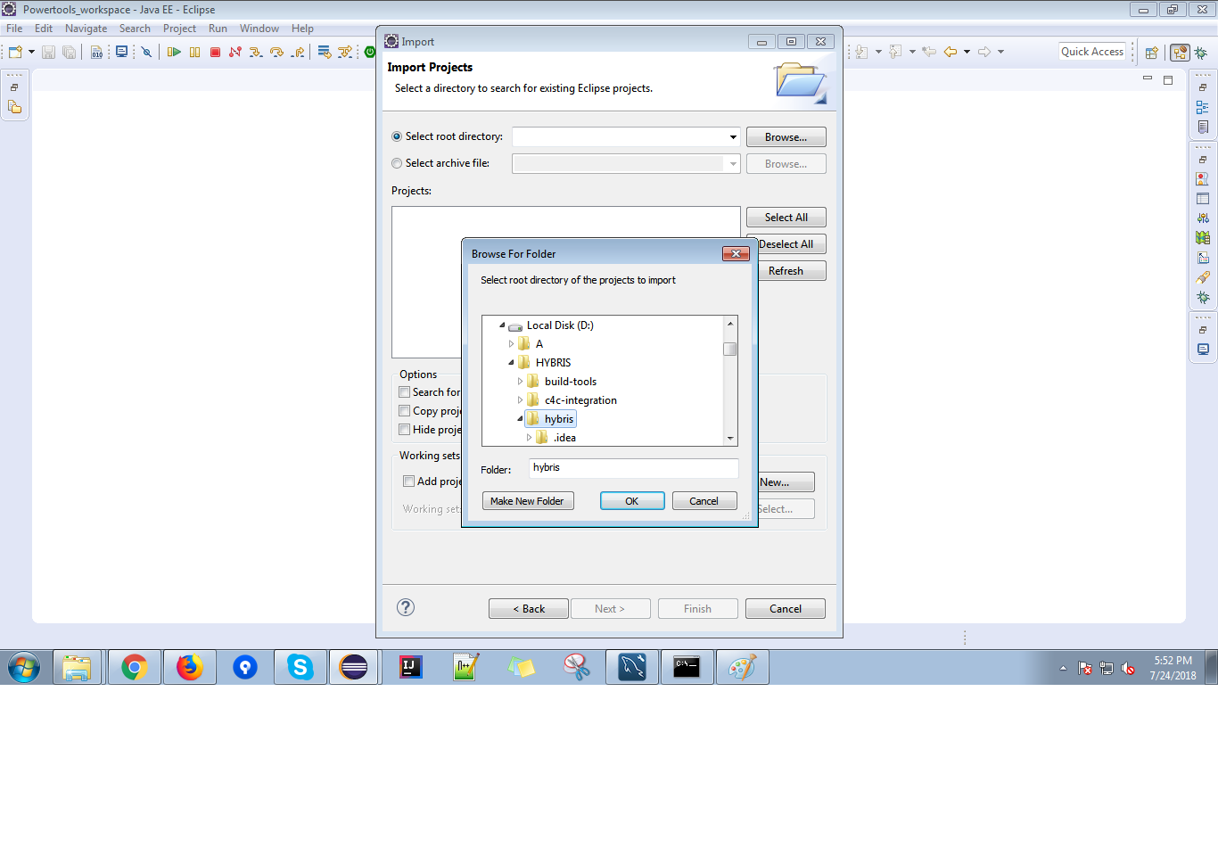 Hybris Tutorial: Importing Hybris Project into Intelij & Eclipse