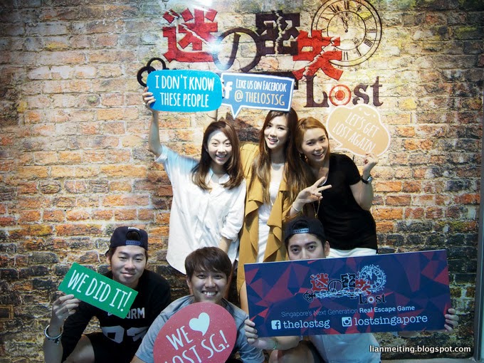 L I A N M E I T I N G : LOST - Singapore's Next Generation Real Escape Game