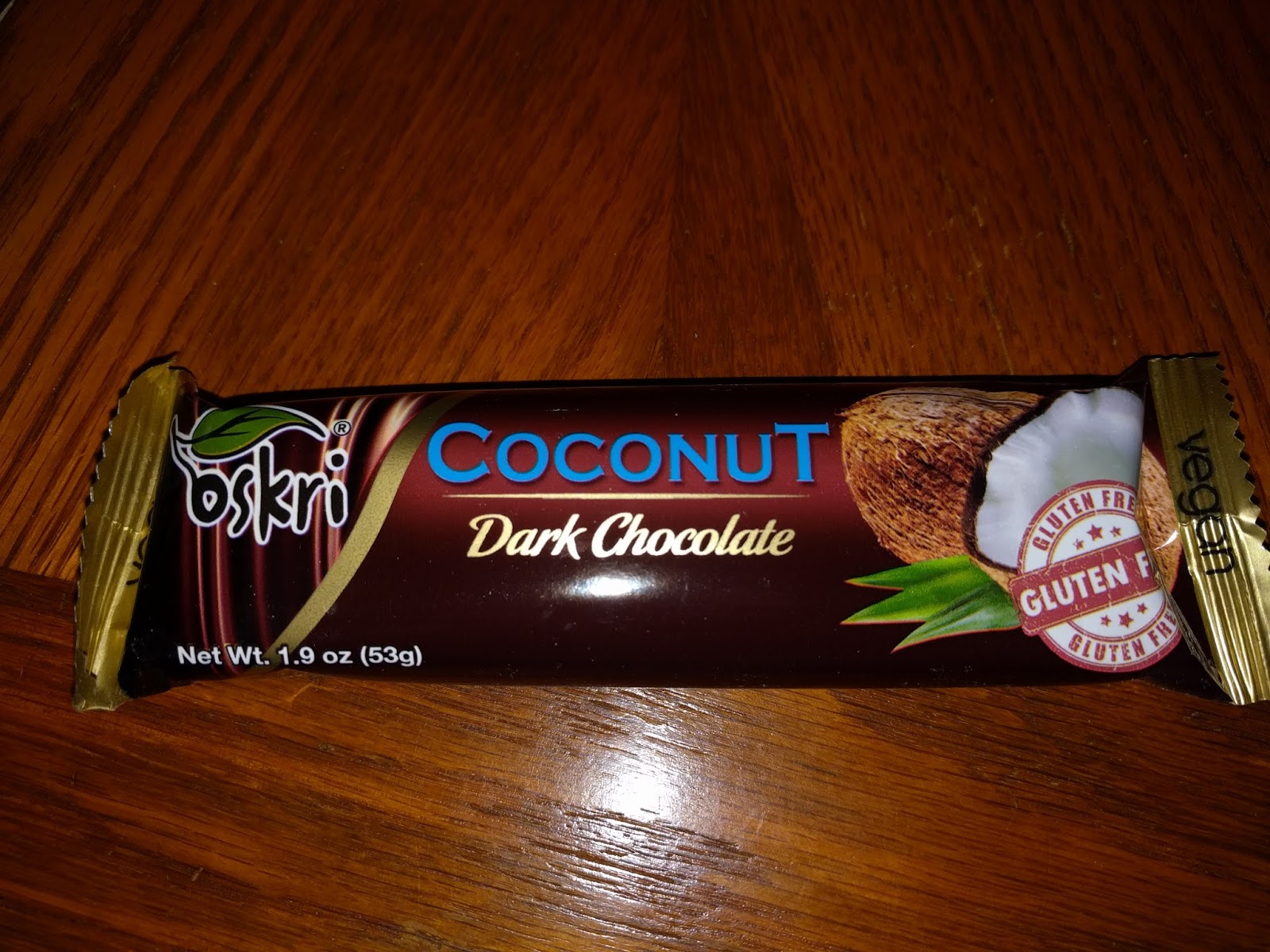 Christine's Corner: Oskri Dark Chocolate Coconut Bars
