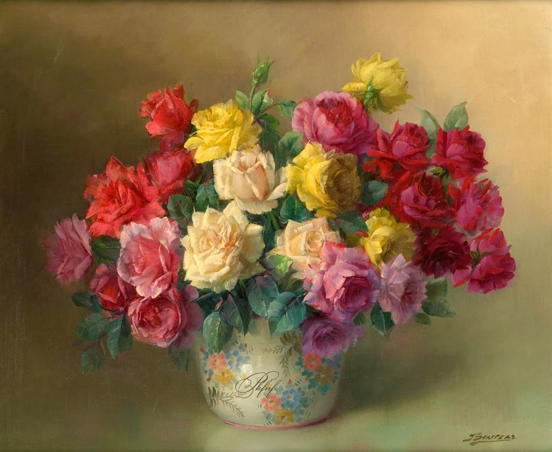 Julien Stappers | Still life with Flowers painter | Tutt'Art@ | Pittura ...