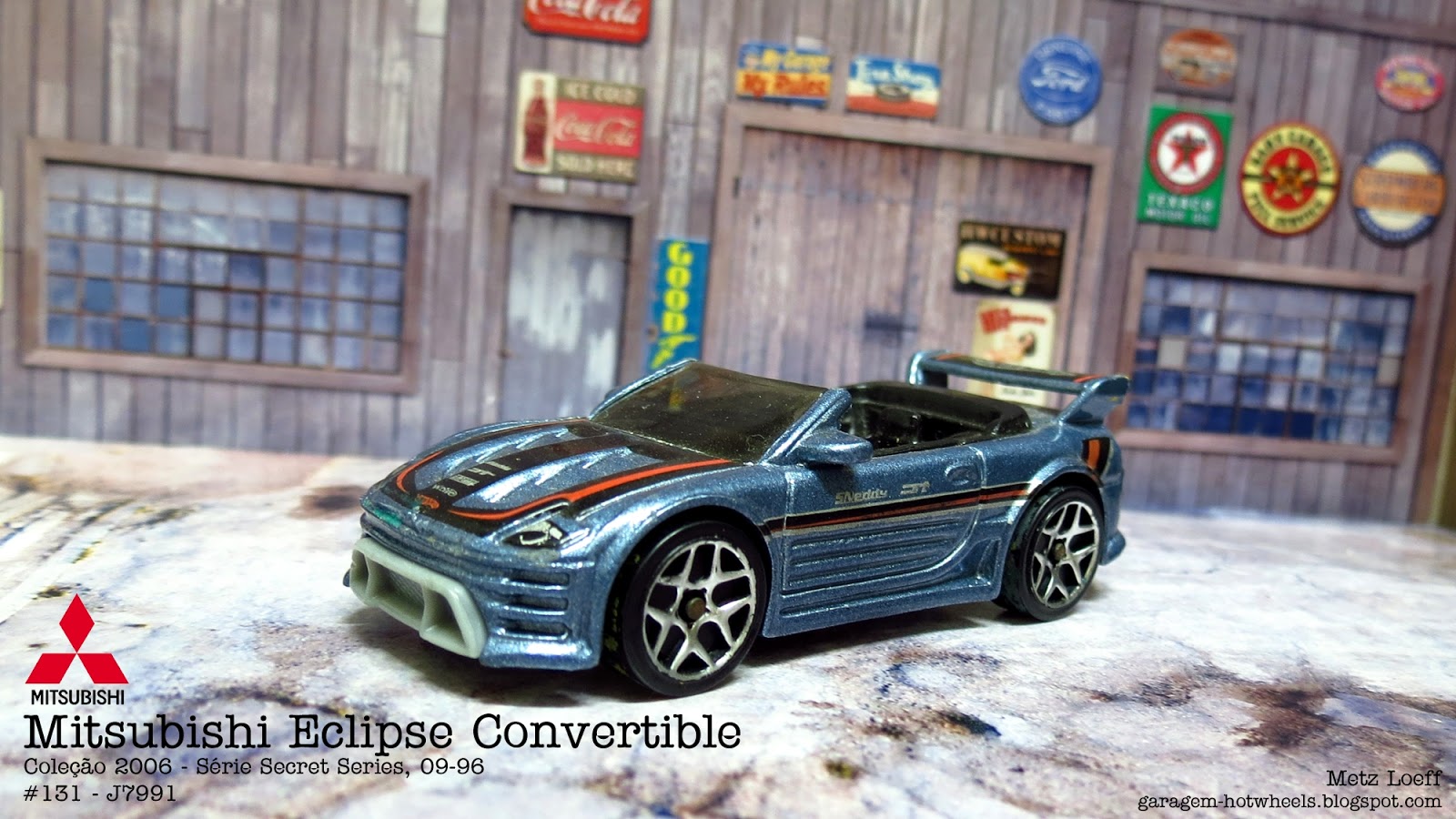 Garagem Hot Wheels: Mitsubishi Eclipse Convertible