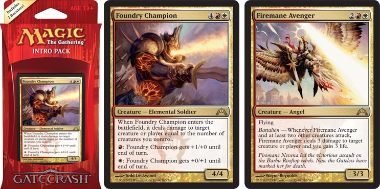 MTG Realm: Gatecrash Intro Pack Decklists