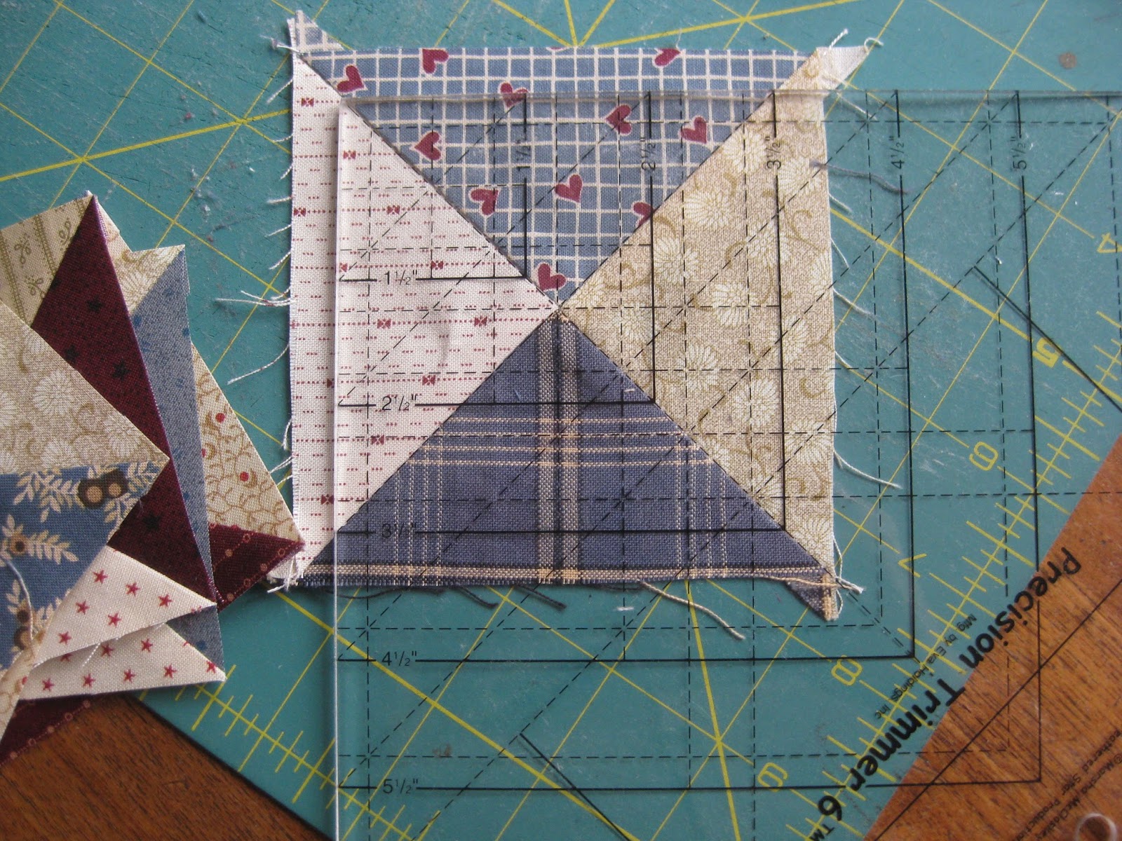 The Chain Piecer: Terrific Triangles - and a finish to share!