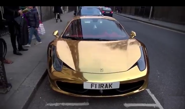 Kaycee Blog 24/7: Incredible! $3 Million Golden Ferrari that will cost ...