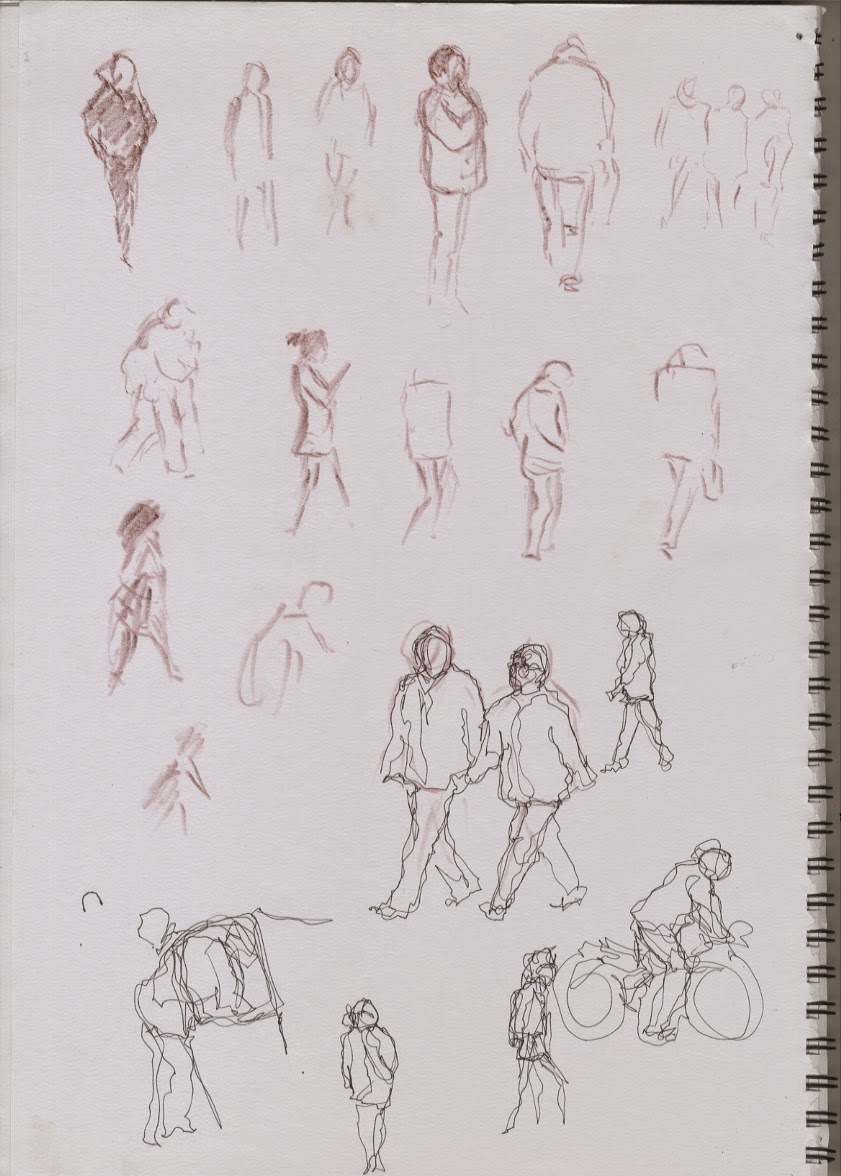 suburban sketches: Project 5 - The moving figure Exercises 1 and 2