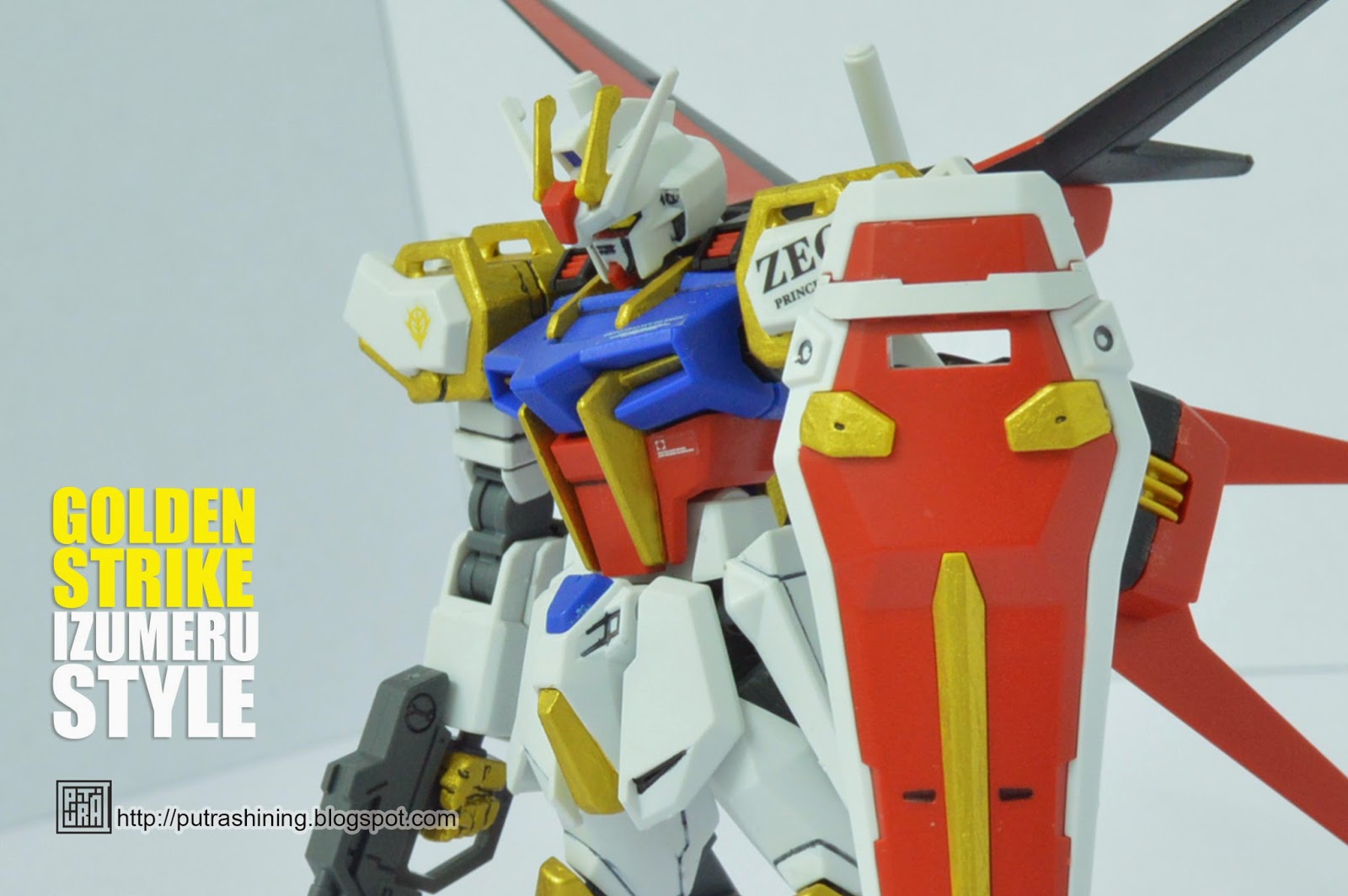 HGCE 1/144 GAT-X105 AILE STRIKE GUNDAM custom paint by Izumeru.