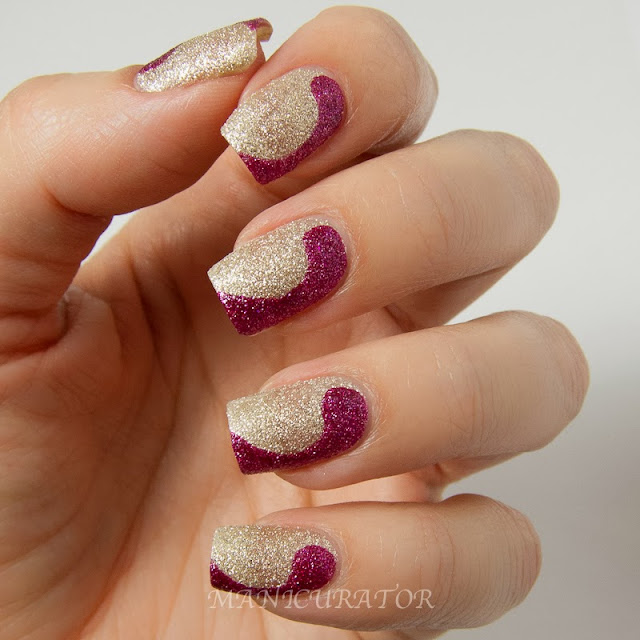 Free Hand Nail Art Design with Zoya Fall 2013 Pixie Dust