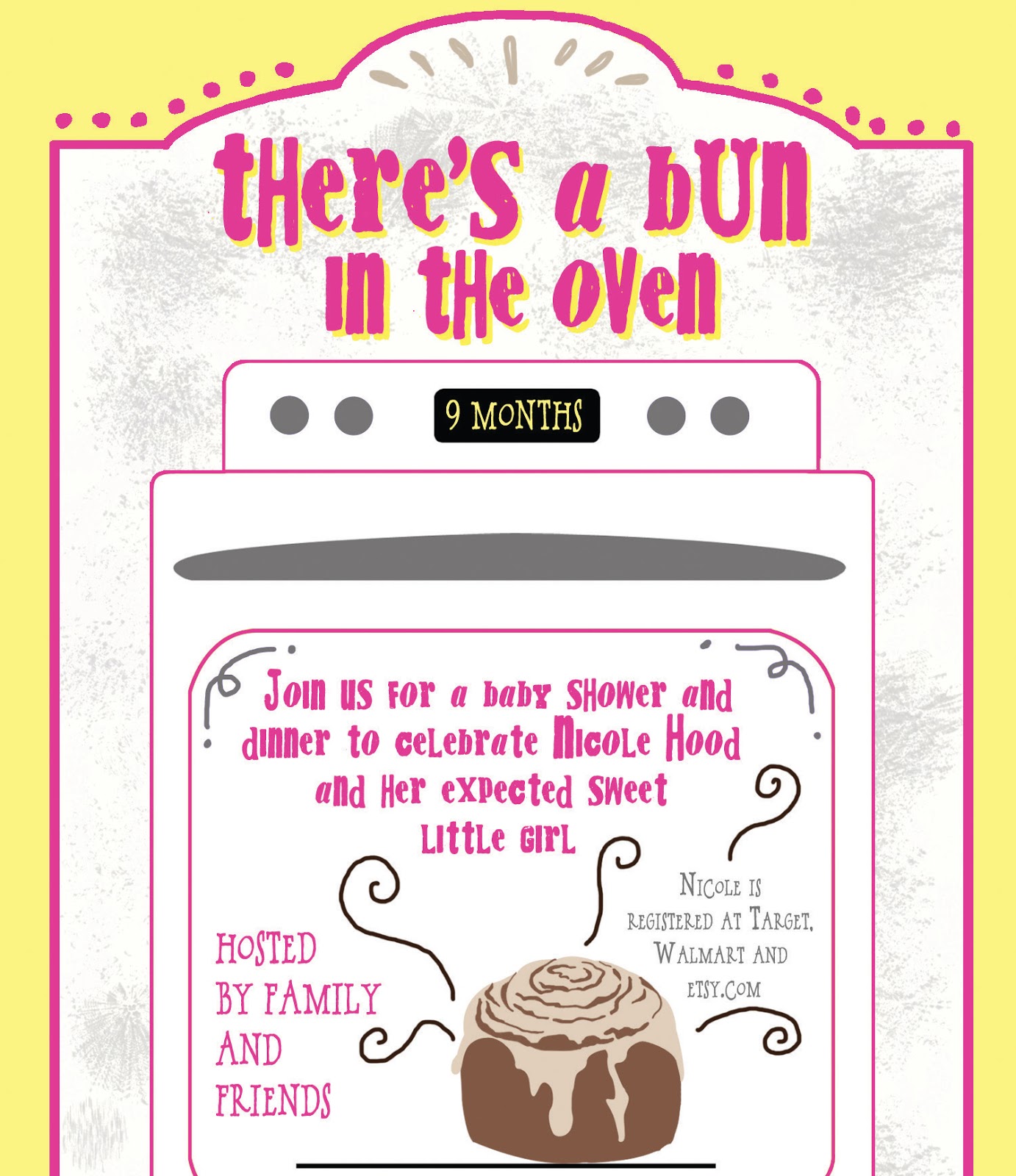 For the Love of Food: Bun in the Oven Baby Shower and Raspberry ...