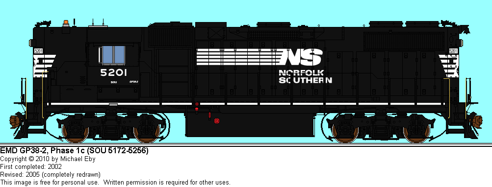 Alateus's Drawings: NS GP38-2s