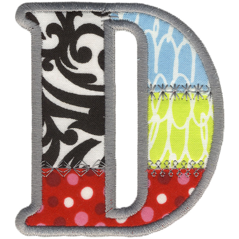 Abecedario con Retazos de Tela en Patchwork. Alphabet in Patchwork ...