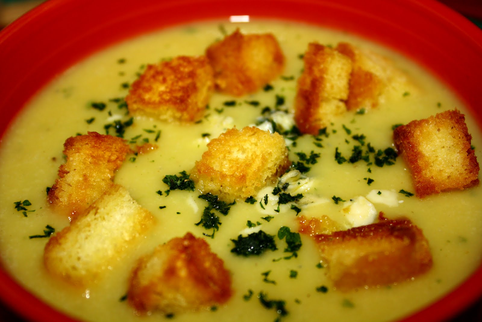 O que vou comer hoje?: Creme de Batata-baroa (Mandioquinha) com gorgonzola