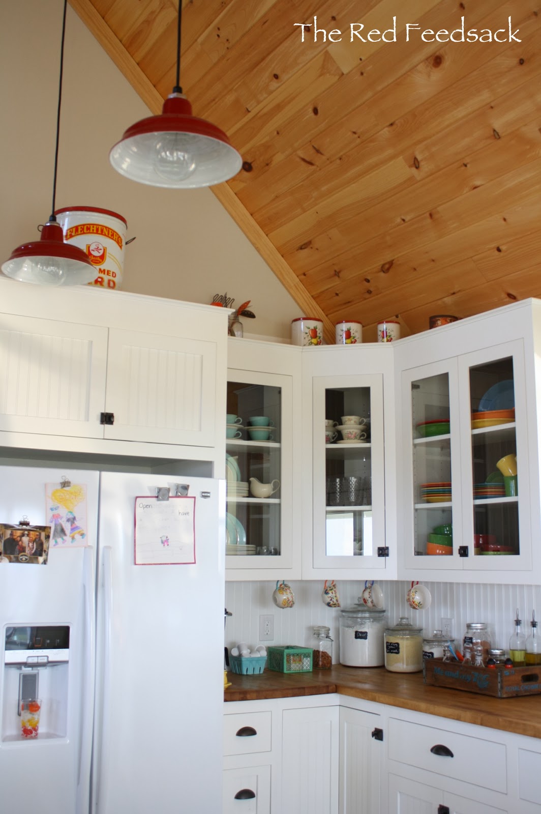 The Red Feedsack: My Kitchen {Completely Lived In}