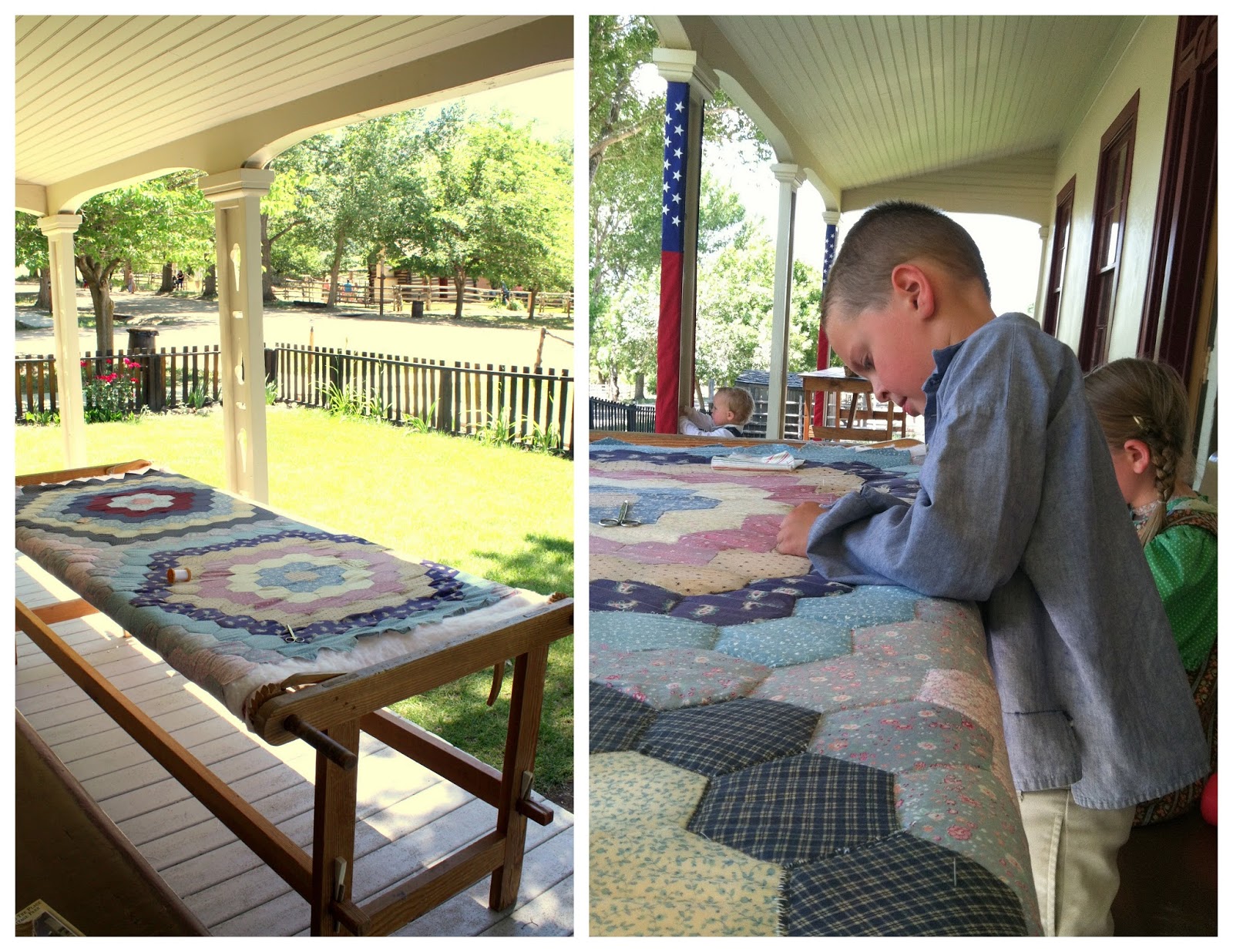 My summer as a pioneer - Diary of a Quilter - a quilt blog