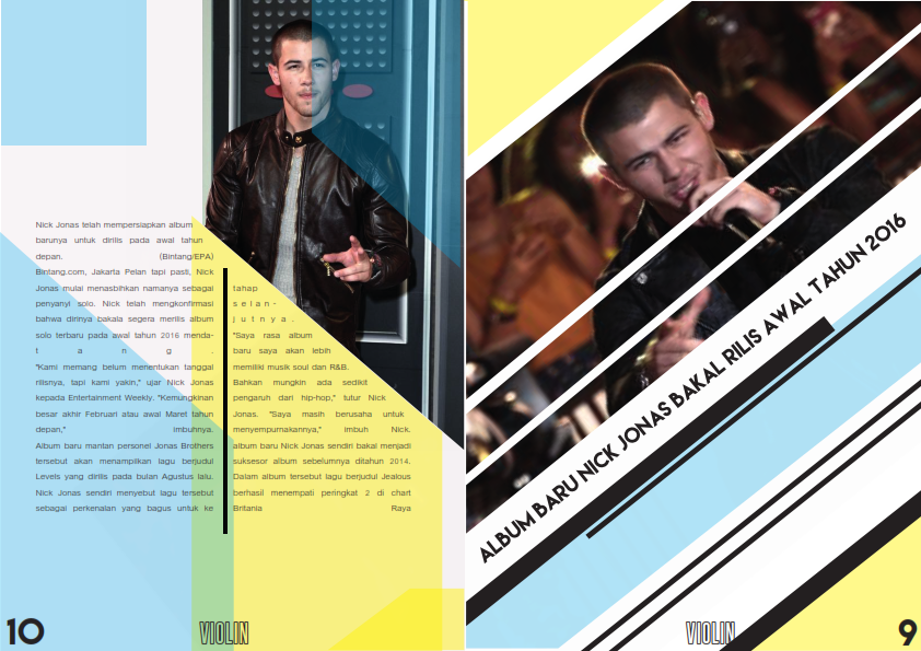 My Portofolio : Contoh Mini Magazine dengan menggunakan Adobe ...