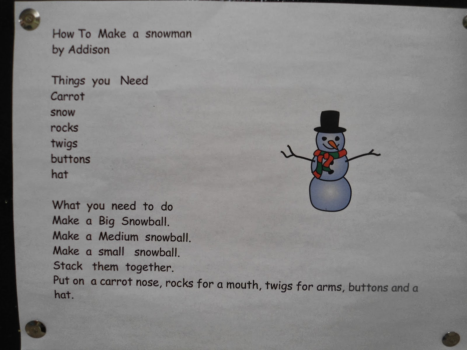 The Passionate Educator: a blog by Mrs. Obach: Procedural Writing