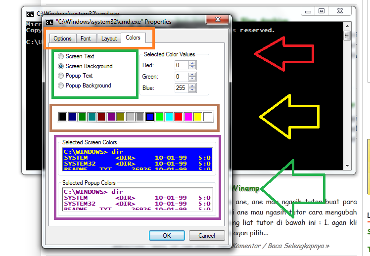Memperindah Tampilan Command Prompt (cmd) | Blog Mang Ade