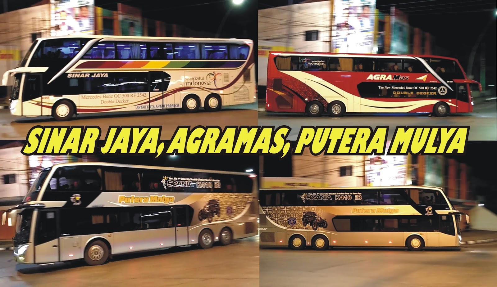 Tiga Bus Tingkat Mewah Terbaik Double Decker di Jalanan Pantura | Sinar ...