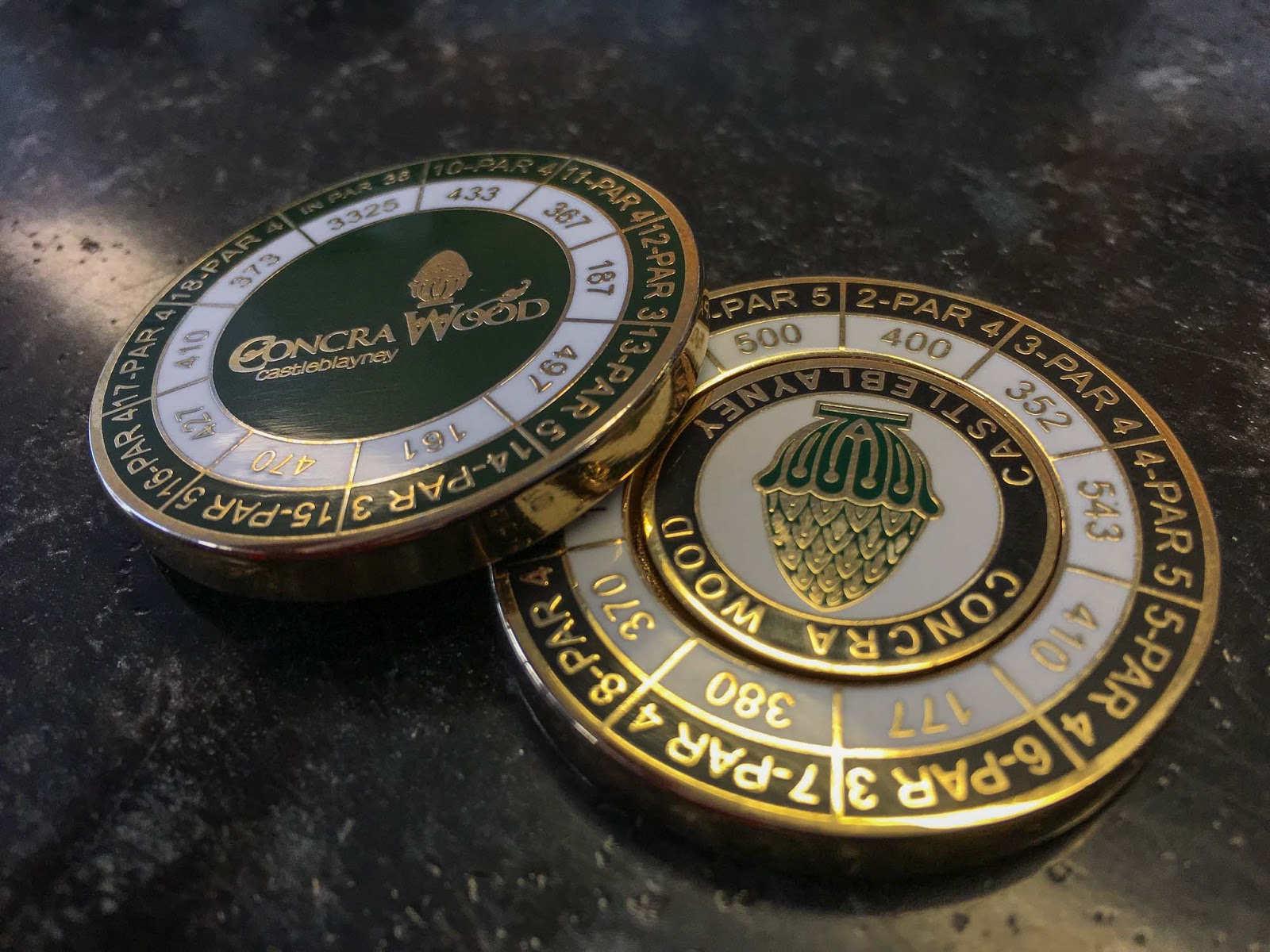 Hooked: Ireland's Golf Courses: Concra Wood... where the rain matters ...