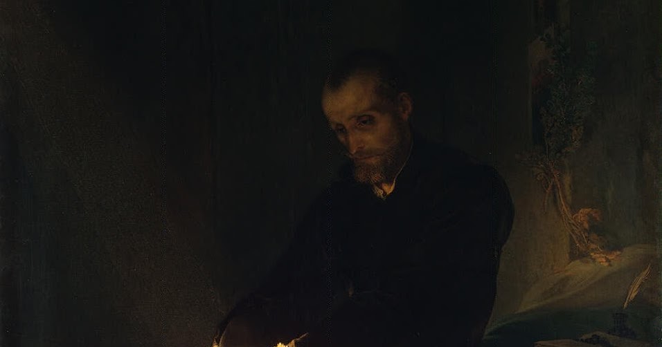 Tasso in the Prison - Louis Gallait | Endless Paintings