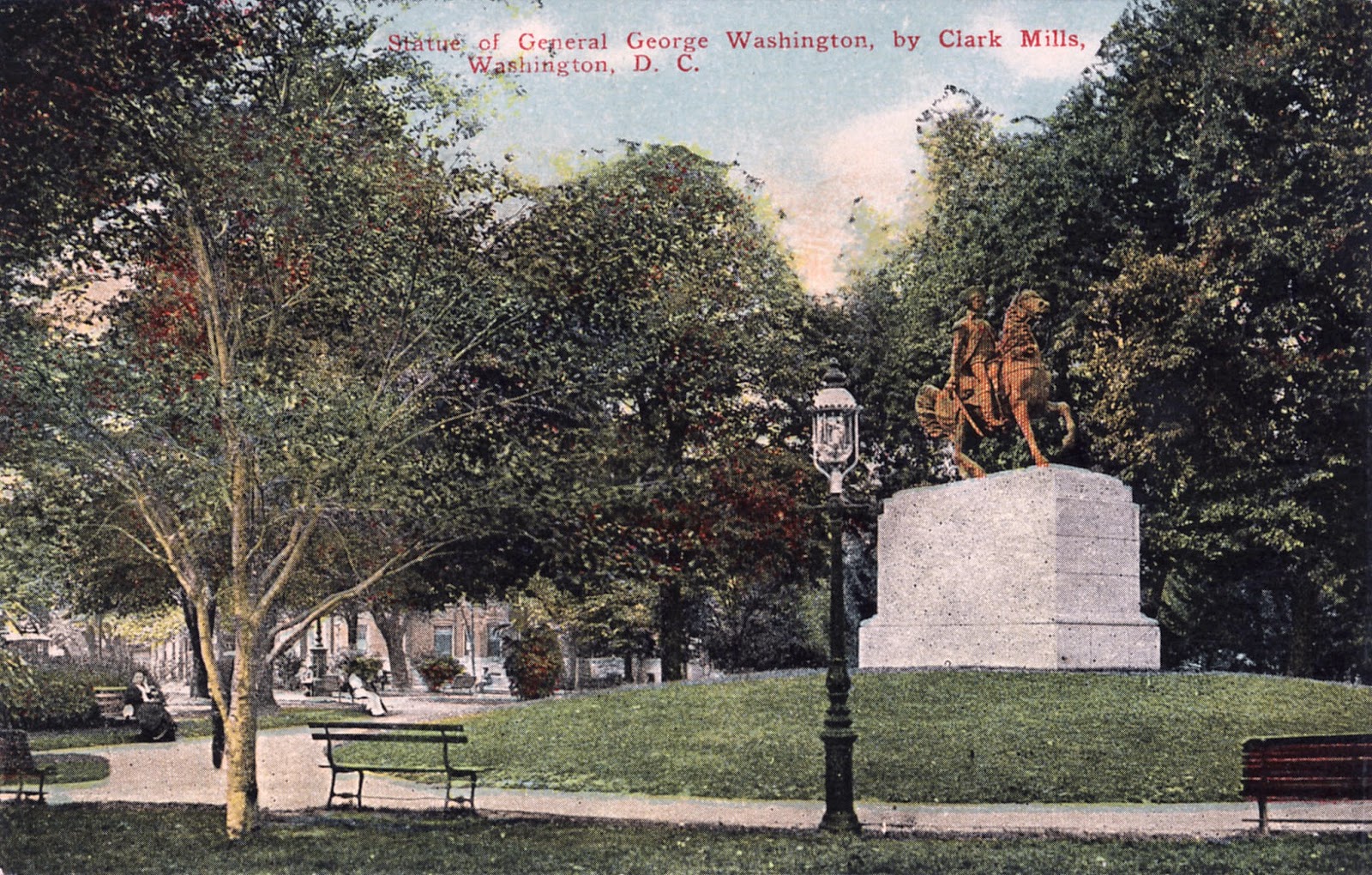 A Stern George Washington in Washington Circle