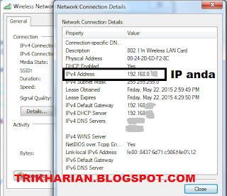 Cara Mudah Mengetahui IP Address Komputer ~ Trik Harian