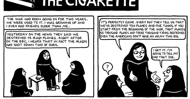 Read Persepolis 1, Section 15: The Cigarette, Page 109