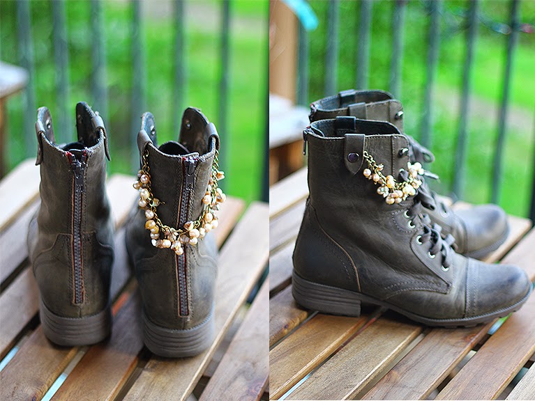 DIY Embellished Boots for Spring | A•Mused