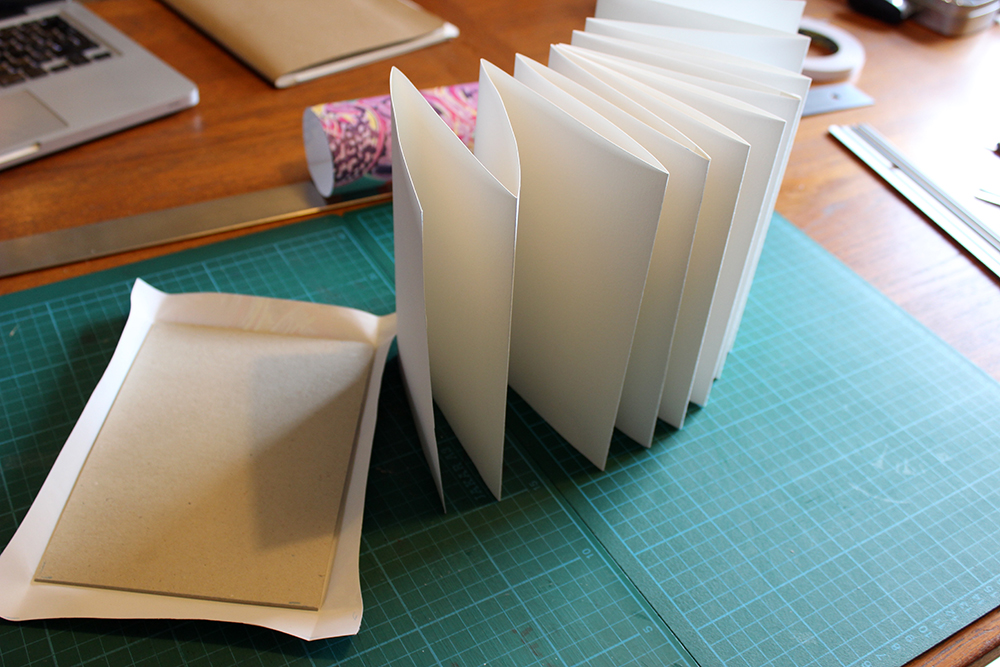 Making a Concertina Sketchbook - Words&Pictures