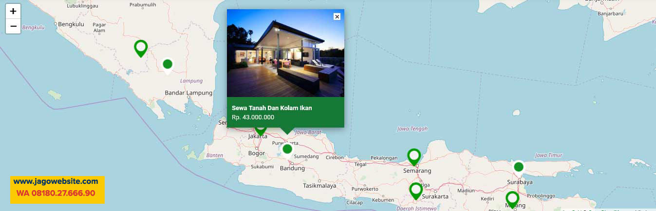 Jasa Pembuatan Website Properti Multi Agent WA. 08180-27-666-90