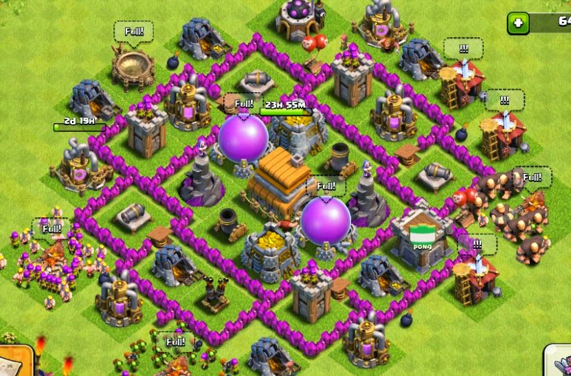 Clash Of Clans Media {COCM} : Awesome Town Hall 6 Base Design