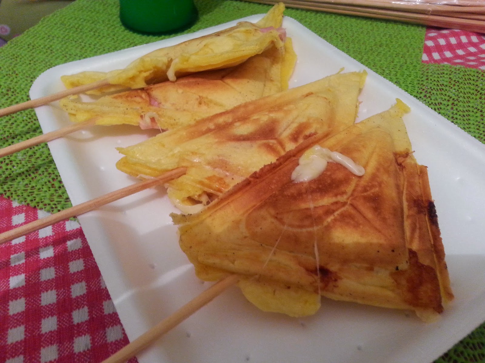 RECEITAS DO FRONT: CREPE SUIÇO NA SANDUICHEIRA!!!