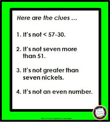 I Teach First: 1st Grade Teaching Resources: Number Elimination Riddles ...