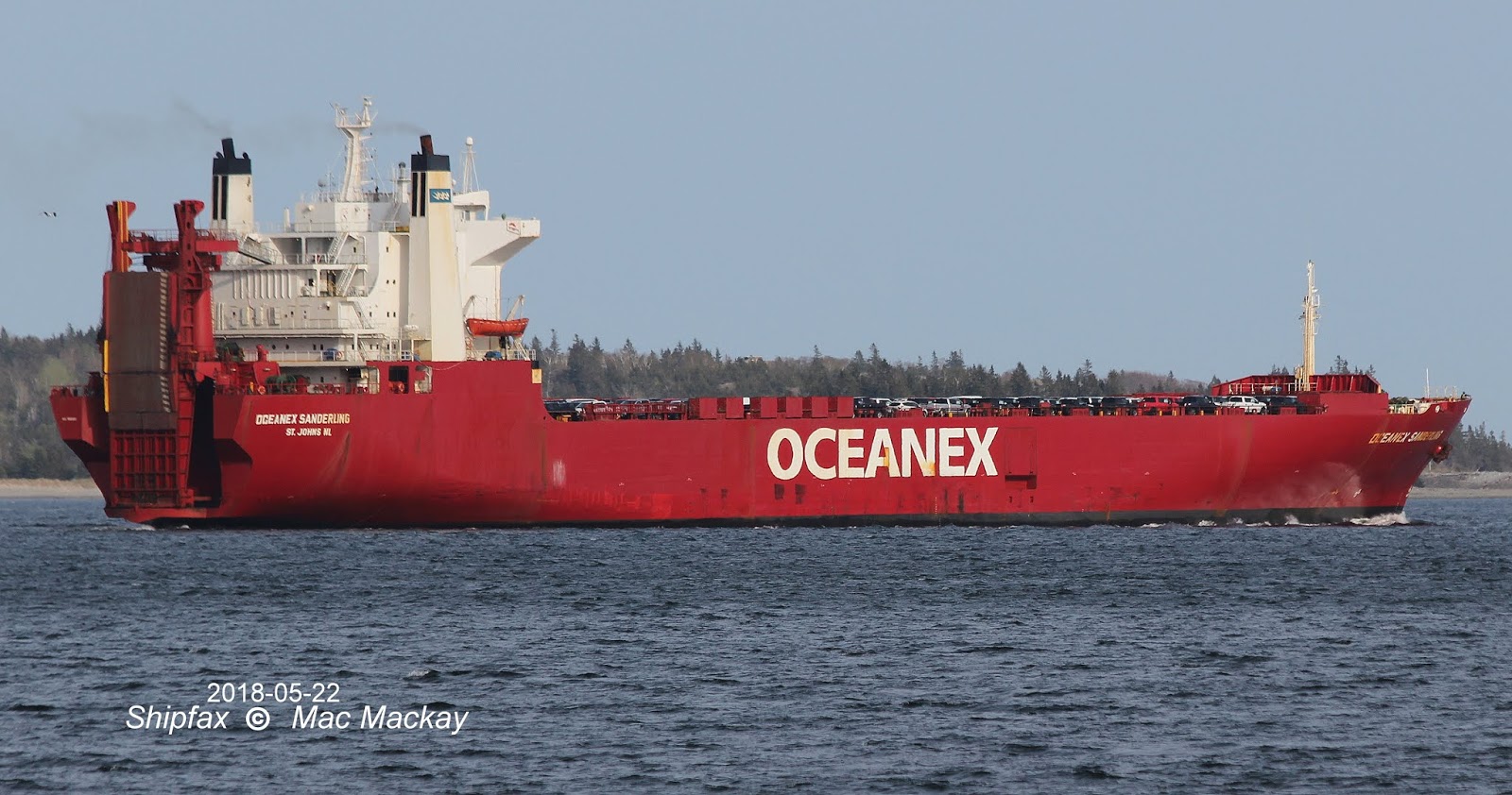 Shipfax: Oceanex takes cars