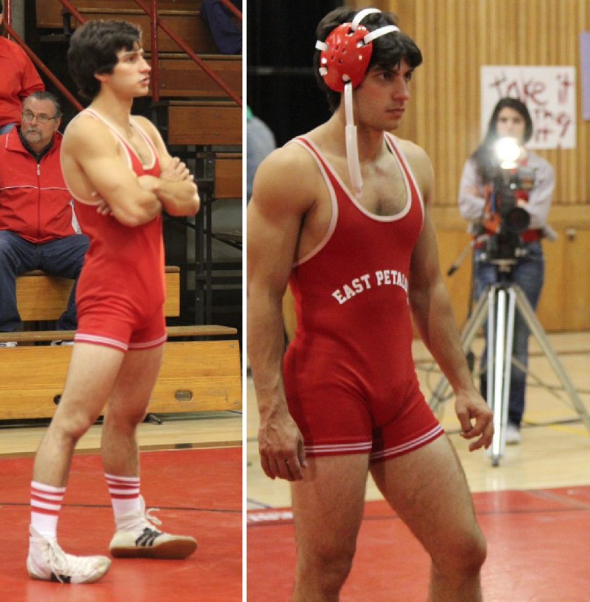 my new plaid pants: Gratuitous George Kosturos