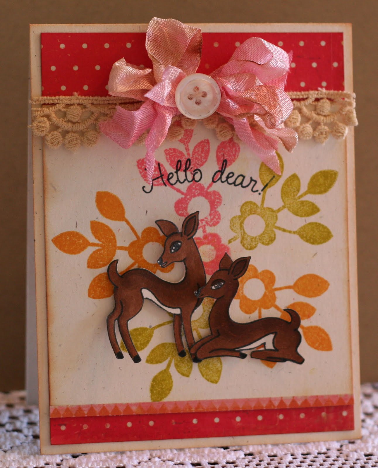 Sincerely Yours: Oh Dear with Pink Persimmon