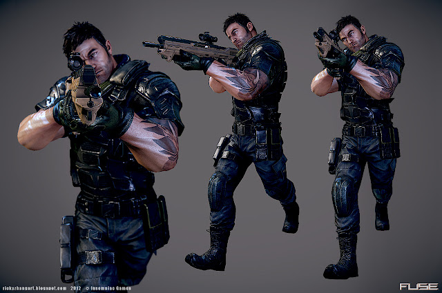 Ricky Zhang Art: Fuse (Overstrike) Character Assets 2011-2012