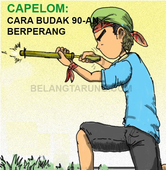 Pistol Buluh atau Capelom Aplikasi Pascal Law Budak Kampung Berperang