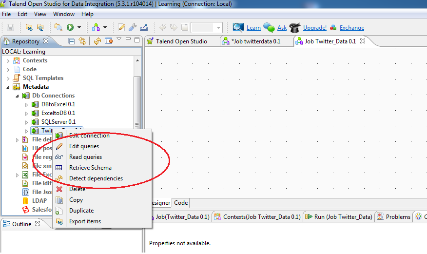 Talend ETL Part 1: SQL Server Database to Excel Sheet