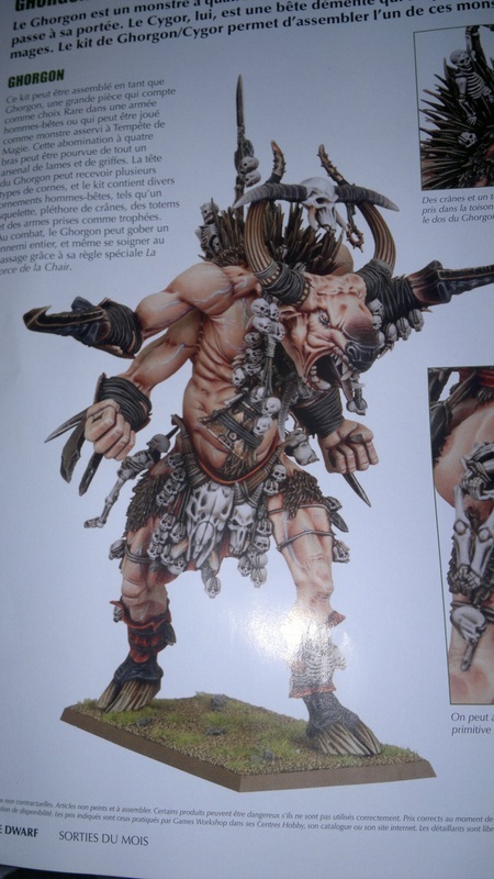 Dark Future Games: Leaked Images: New Beastmen Giant Monsters = Awesome Huge Conversions!!