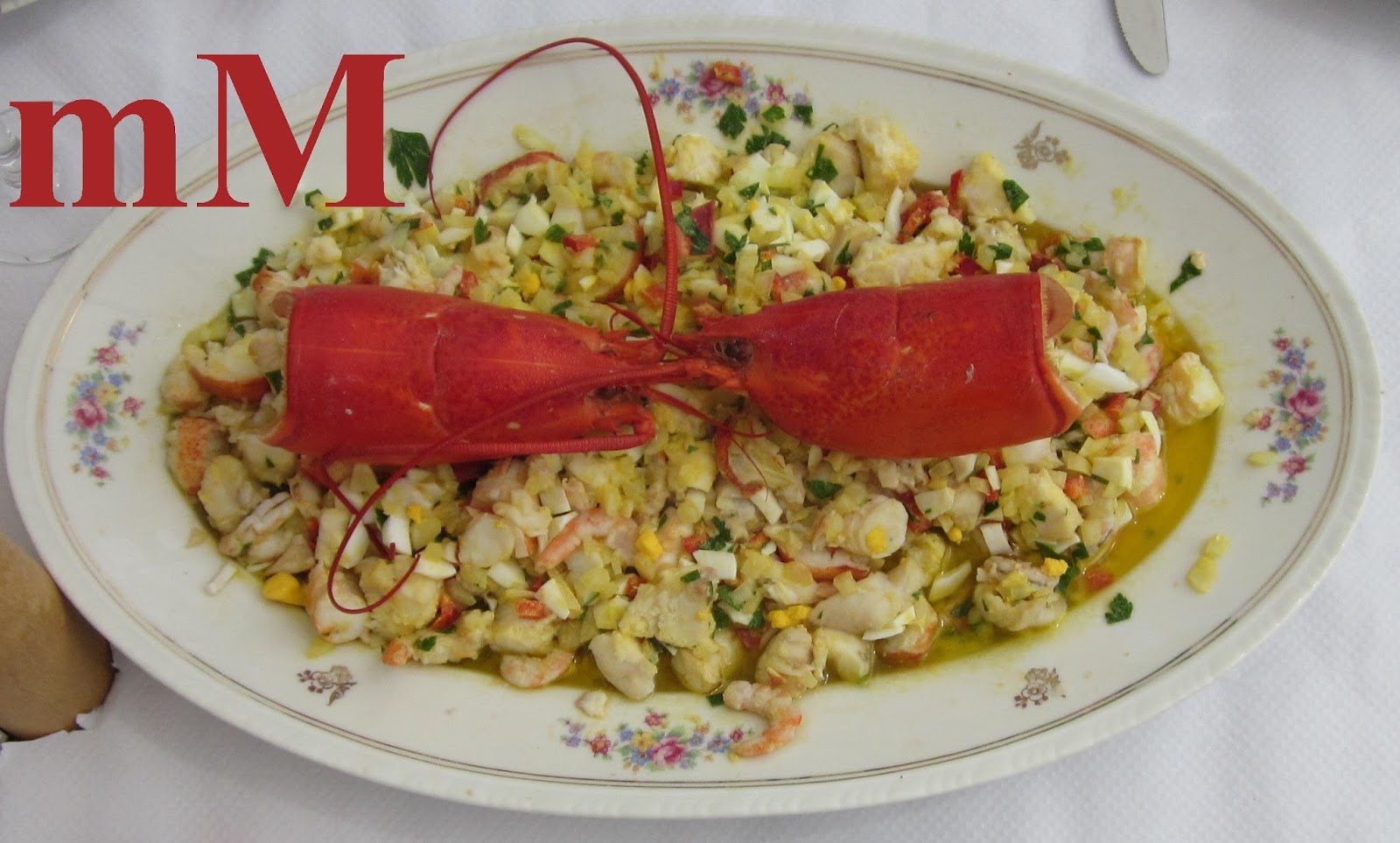 Menús de Marta: Menú 100. Salpicón de lubrigante.