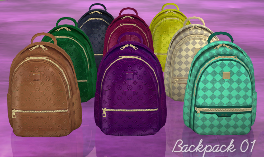 Helen-sims: TS4 Backpacks (TERA)