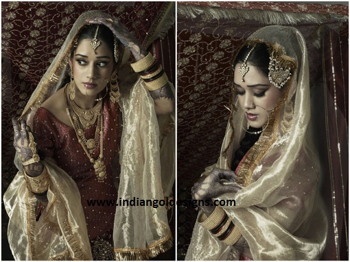 indiangoldesigns.com: Tanishq model in bridal jewellery