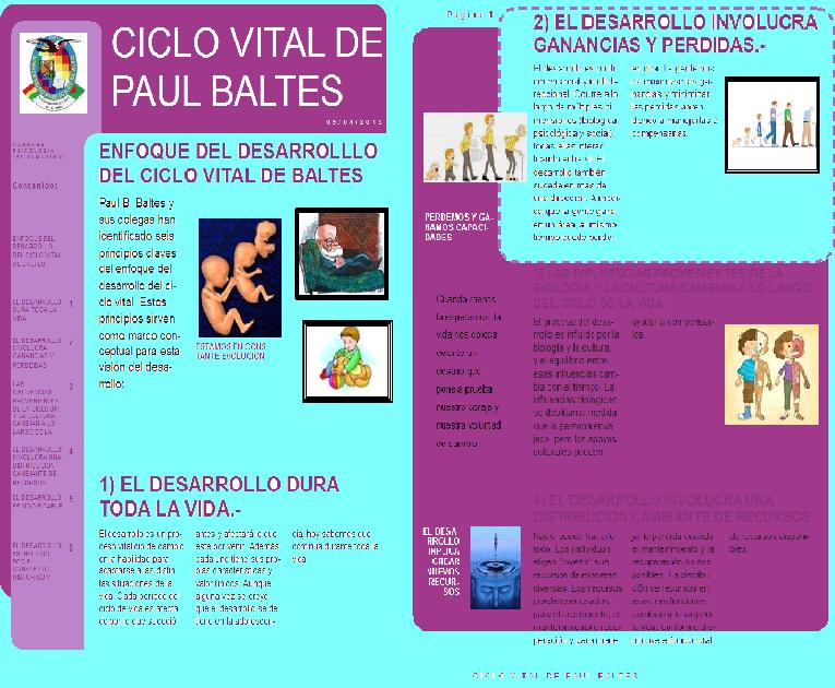 Desarrollo Humano: ciclo vital de paul baltes