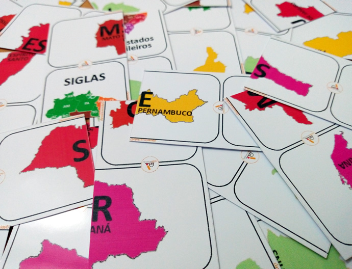 classe invertida: GeoDominó Mapas & Siglas dos Estados Brasileiros