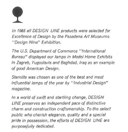 Bill Curry; Design Line;: About Design Line