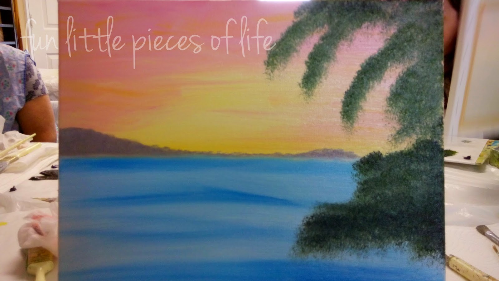 "Crafts, a Camera and Jesus": August Painting