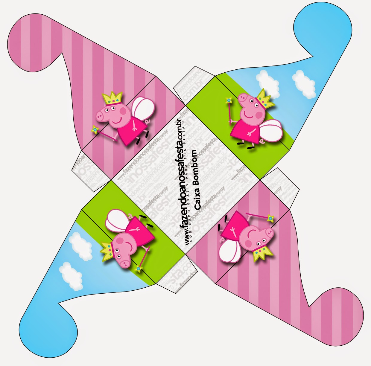 Peppa Pig Fairy: Free Printable Boxes. - Oh My Fiesta! in english