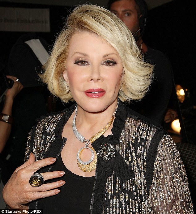 Joan Rivers now on life support - Gistmania