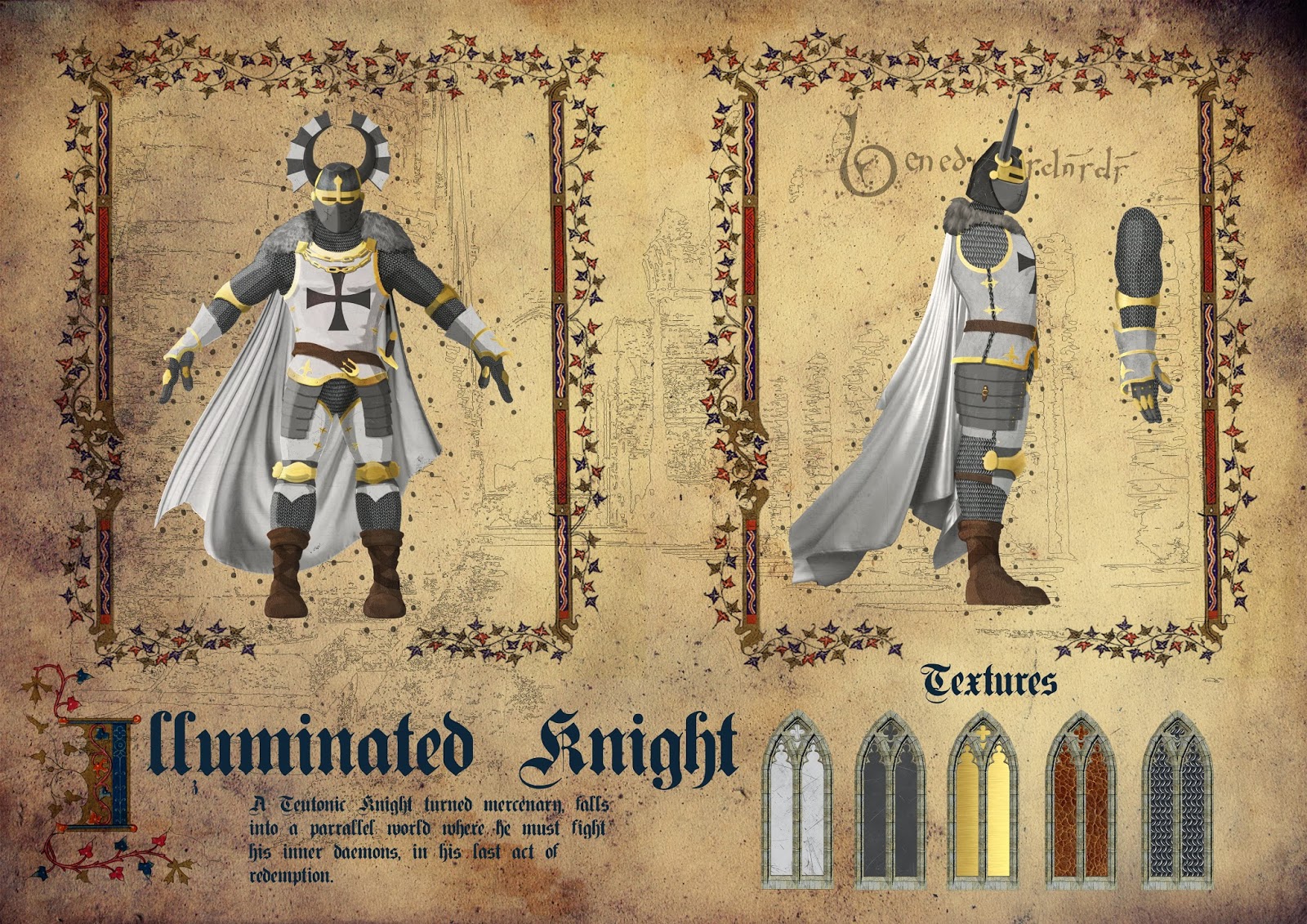 The iTearooms Blog: Illuminated Knight Turnaround Sheet